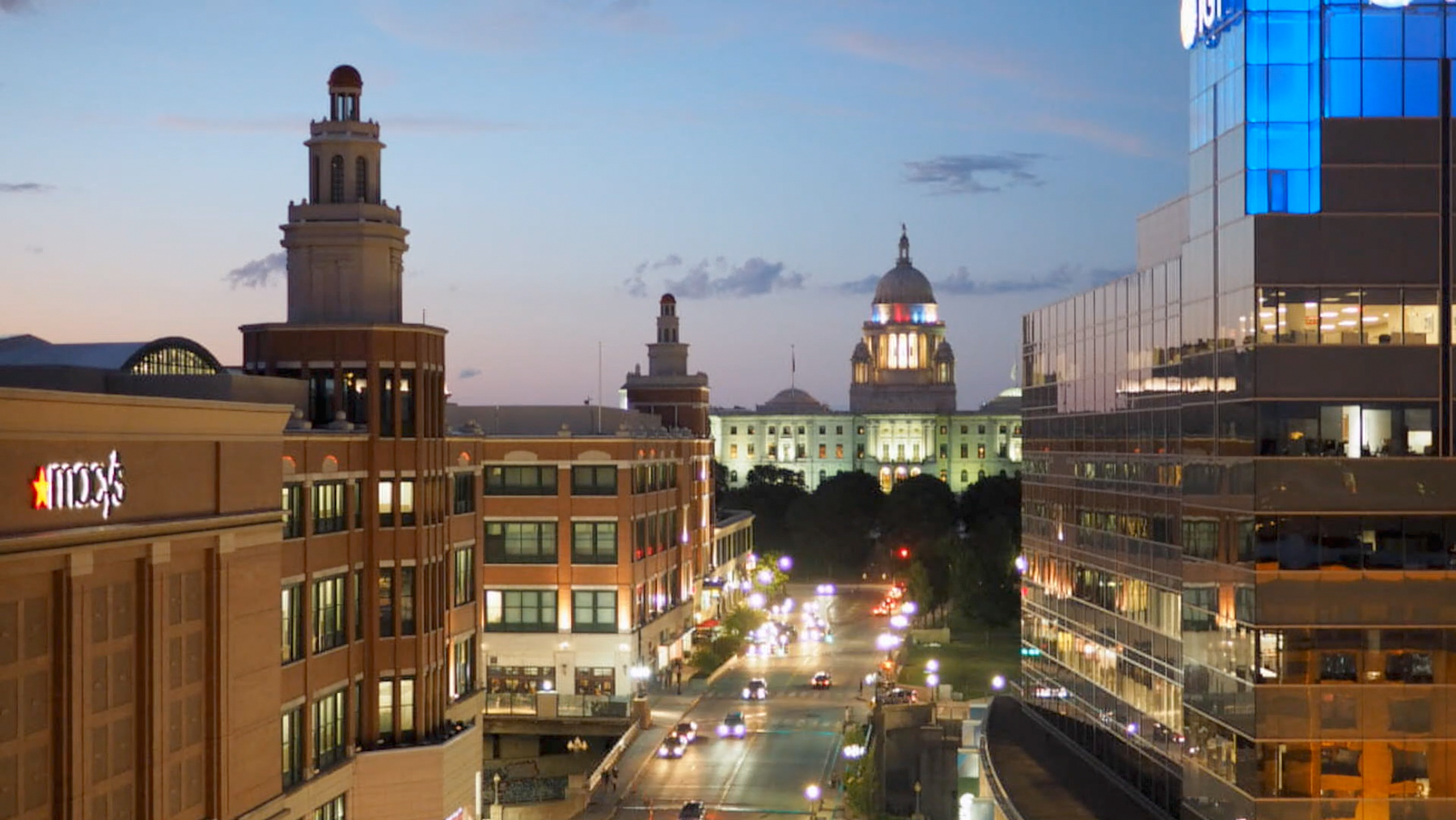 Nightfall over Providence — A Time-Lapse Video by Trace Meek